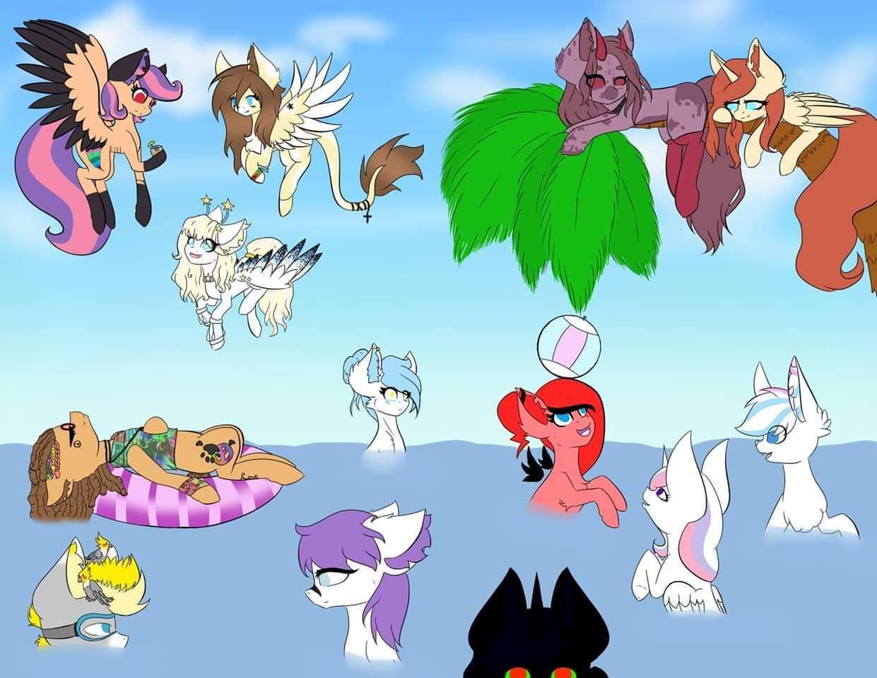 -c pony-cat girl on Toyhouse